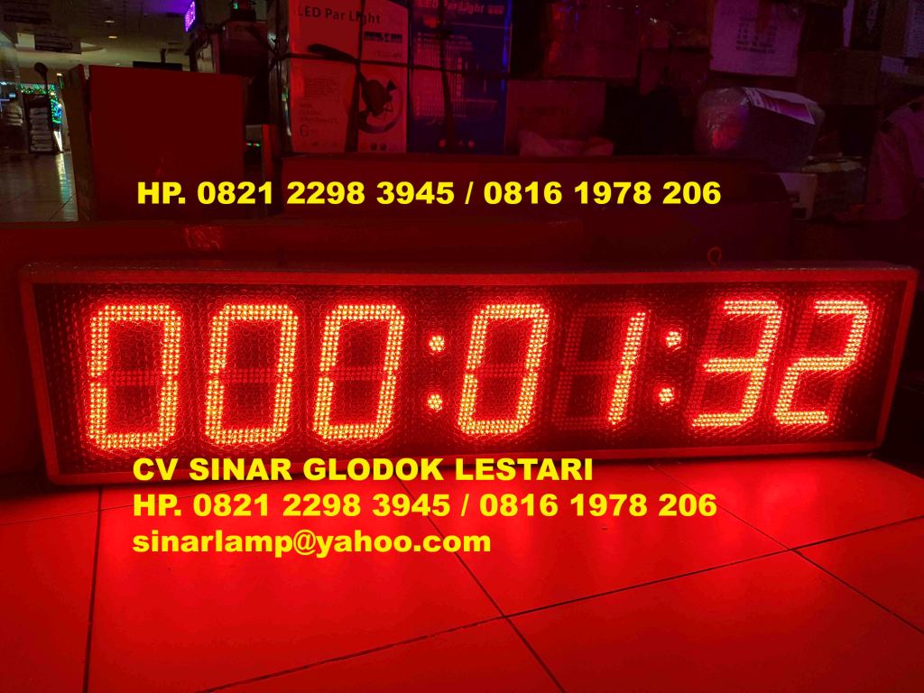 Lampu Timer Up Stopwatch