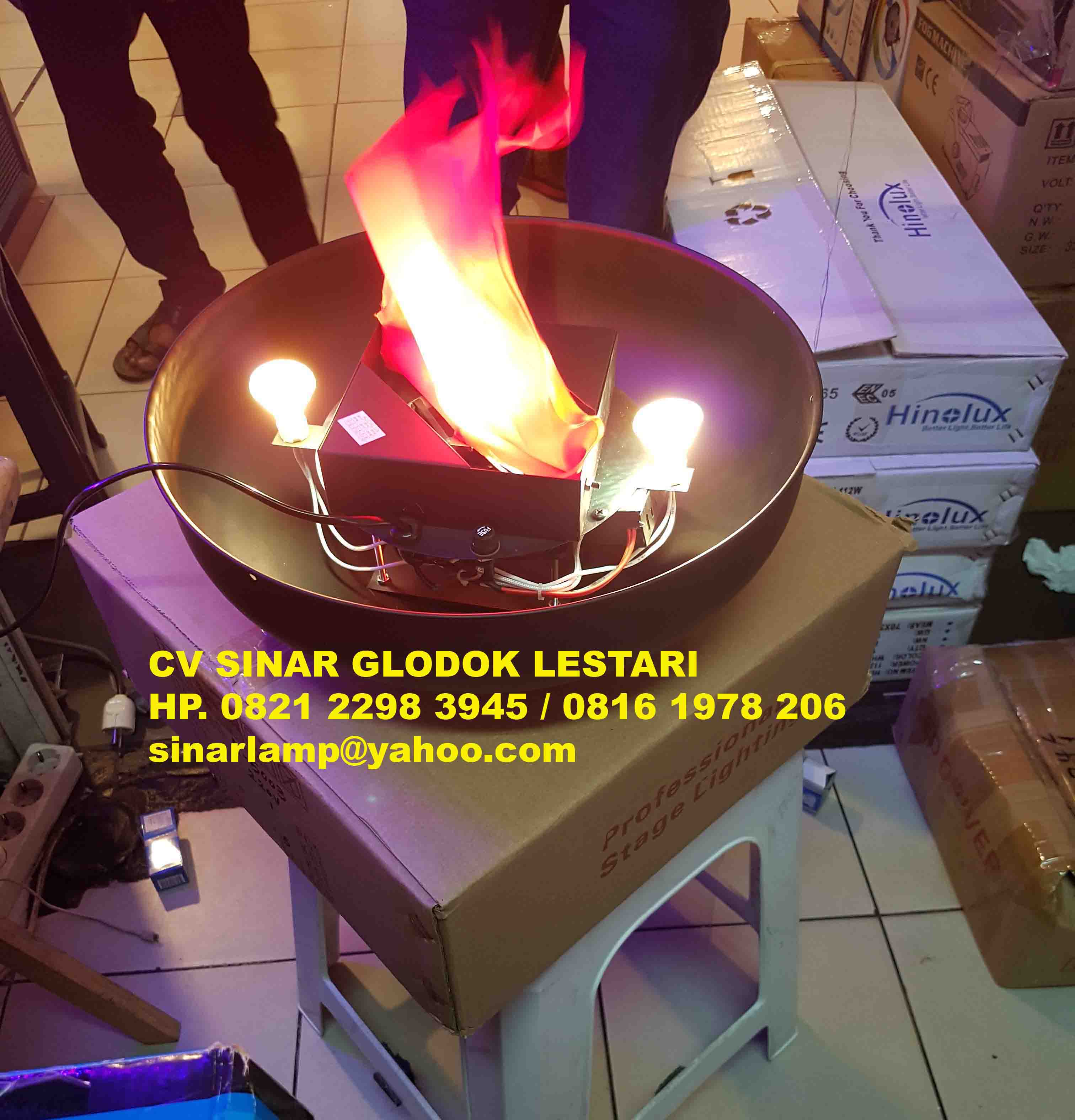 Lampu Lidah Api Hanging Flame Light Besar