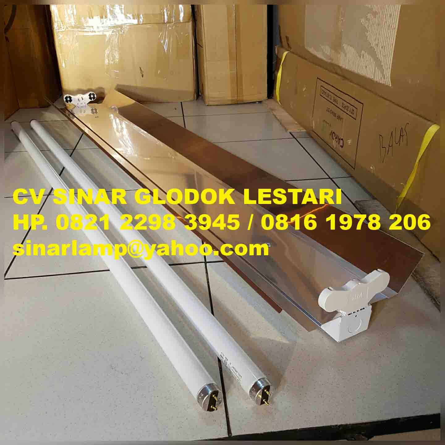 Lampu TKO 2x36 watt Mirror