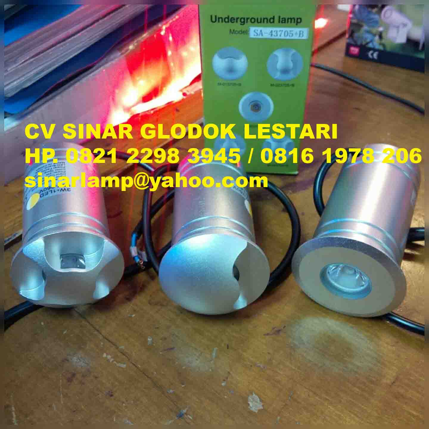 Lampu Lantai LED 3 watt Uplight