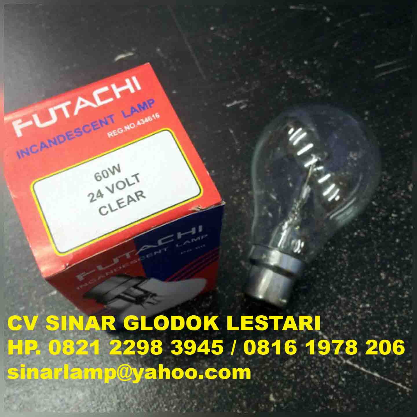 Lampu Bayonet 24V 60W Clear