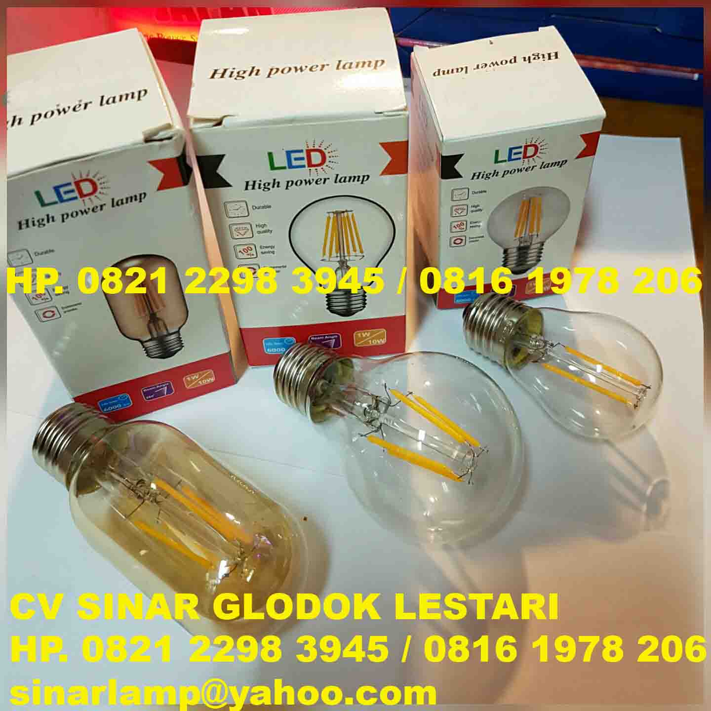 Lampu LED Edison 4W dan 2W