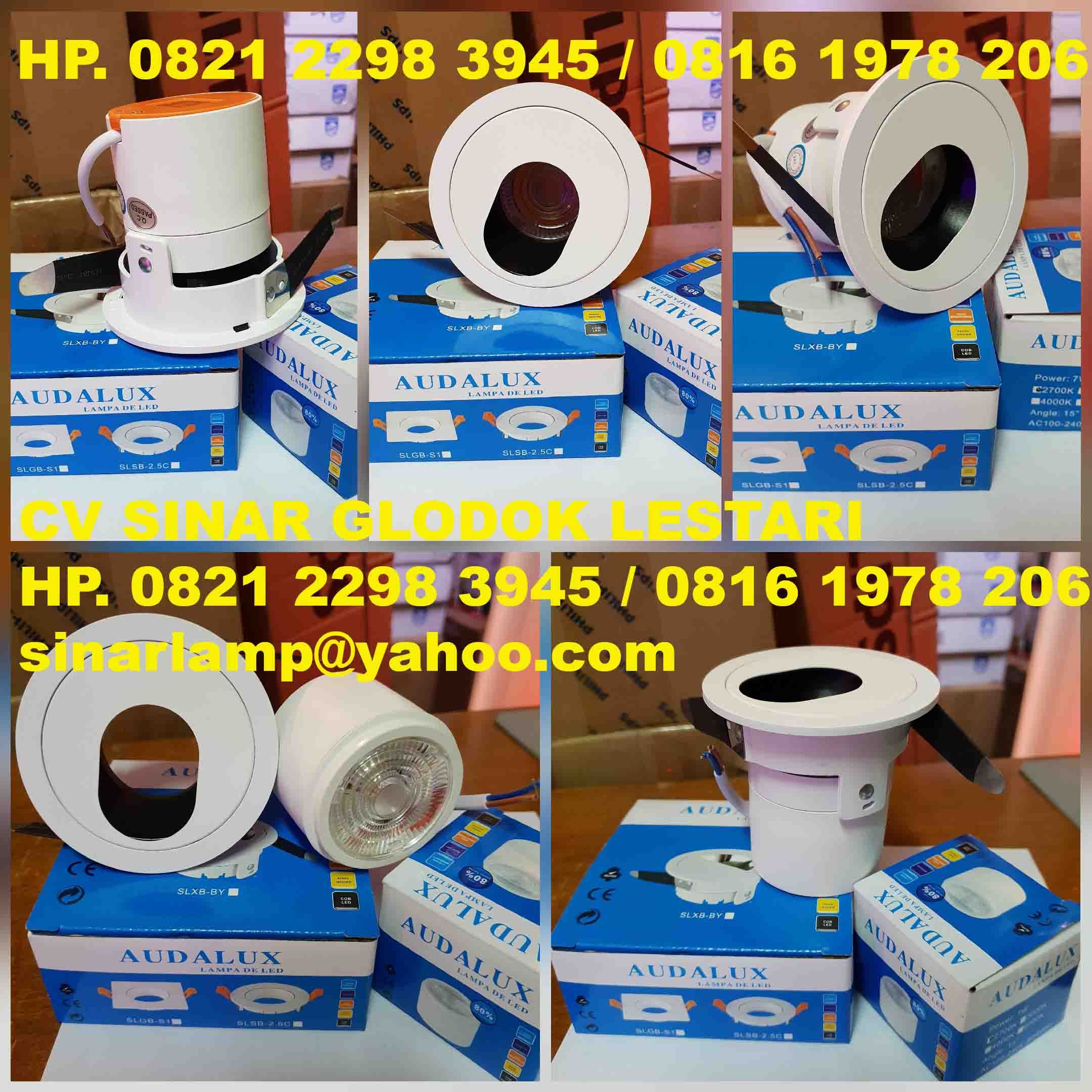 Lampu Downlight LED PinHole 7W dan 12W Audalux