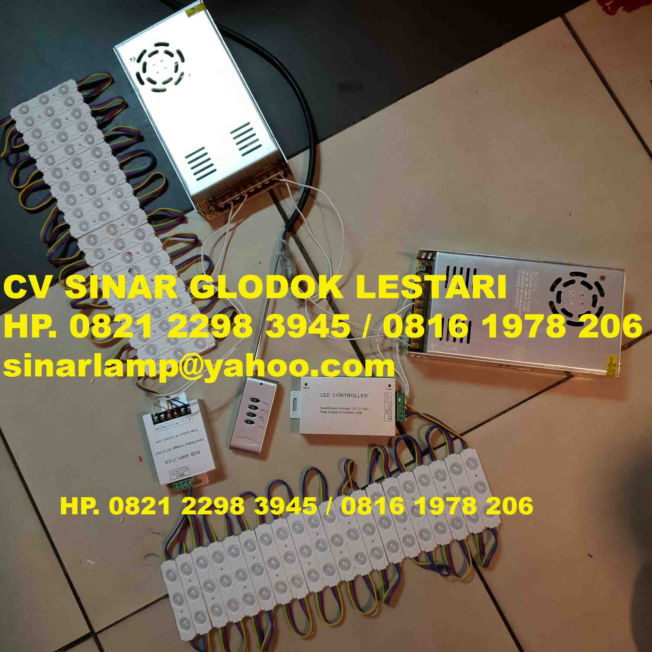 LED Module RGB Controller dan Amplifier