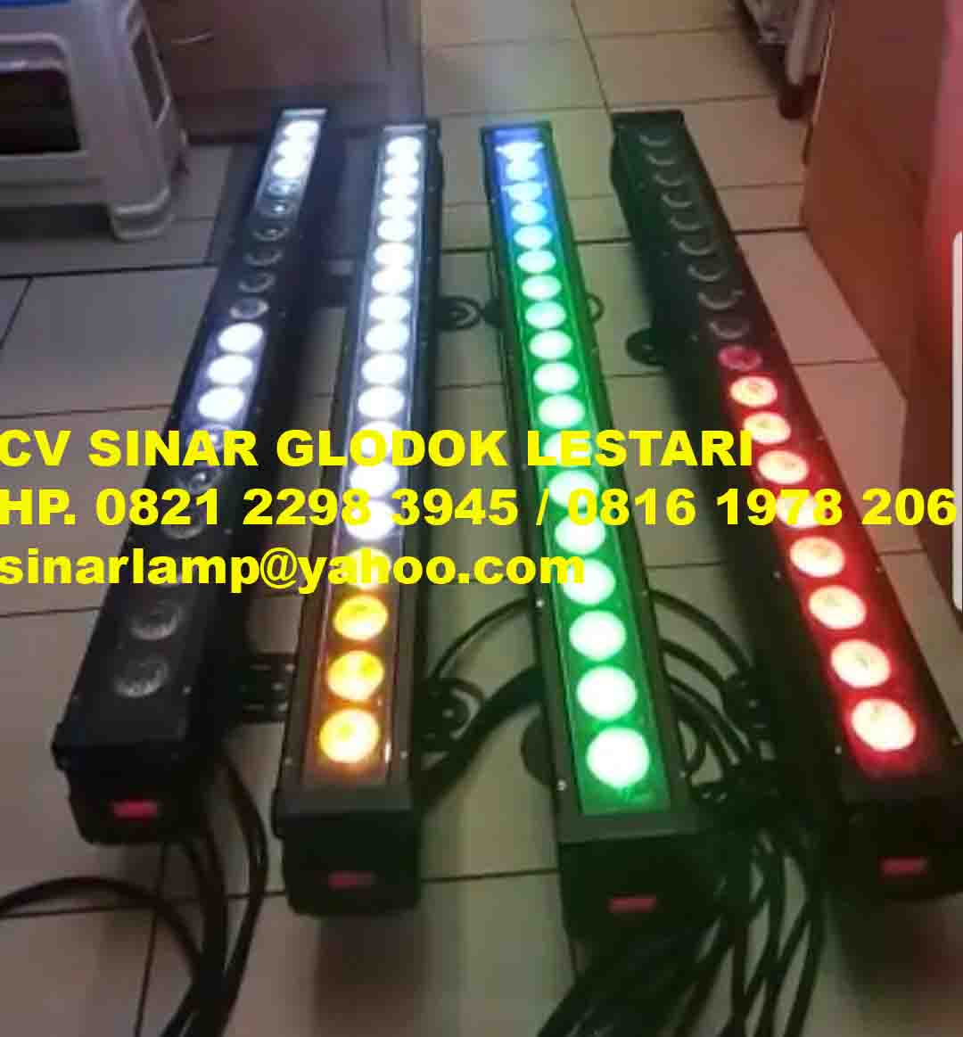 Lampu Wall Washer RGB Multi Color Khusus Bisa Program