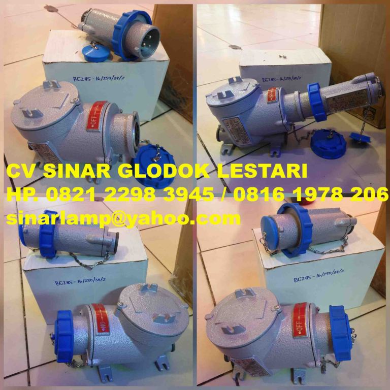 Plug and Socket Explosion Proof Warom BCZ85-16/250/3P/Z