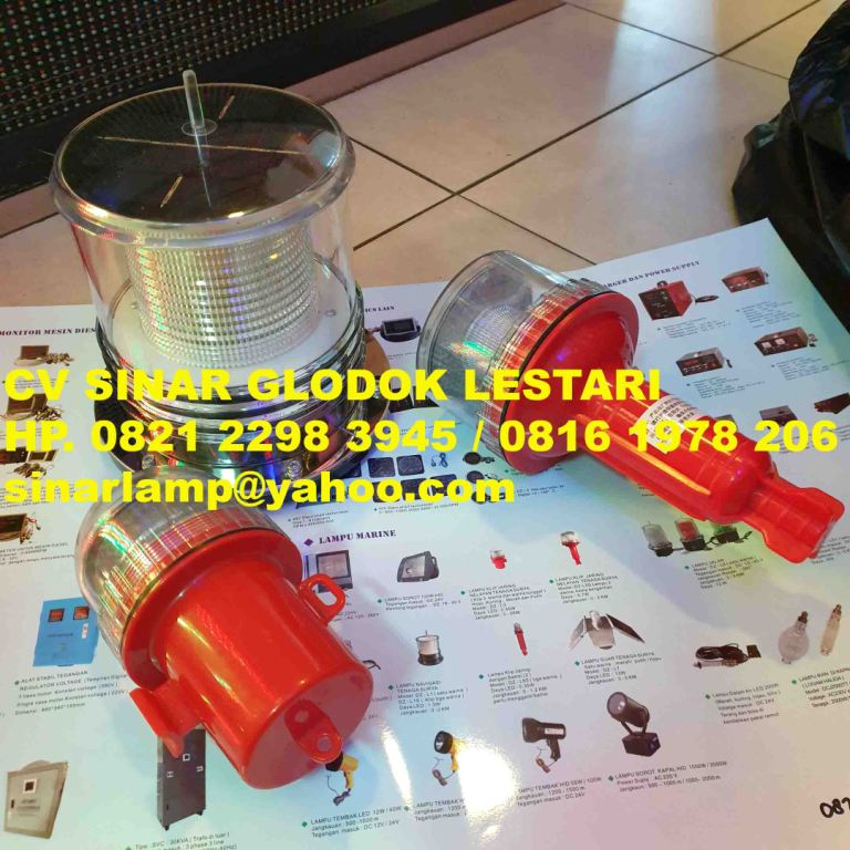 Lampu Klip Kapal dan Jaring Nelayan Tenaga Surya