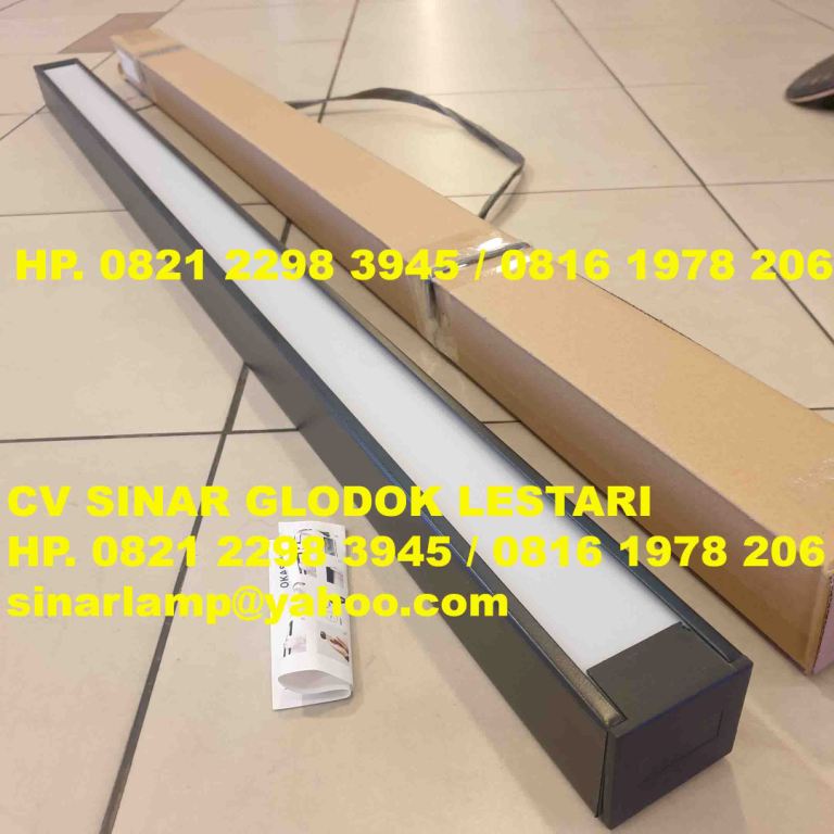 Kap Lampu Office Hanging Lamp TL LED Philips 1x16 Watt