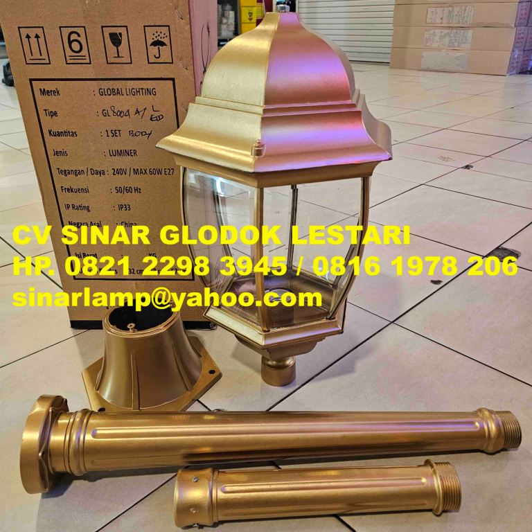 Lampu Taman Tiang Klasik Outdoor