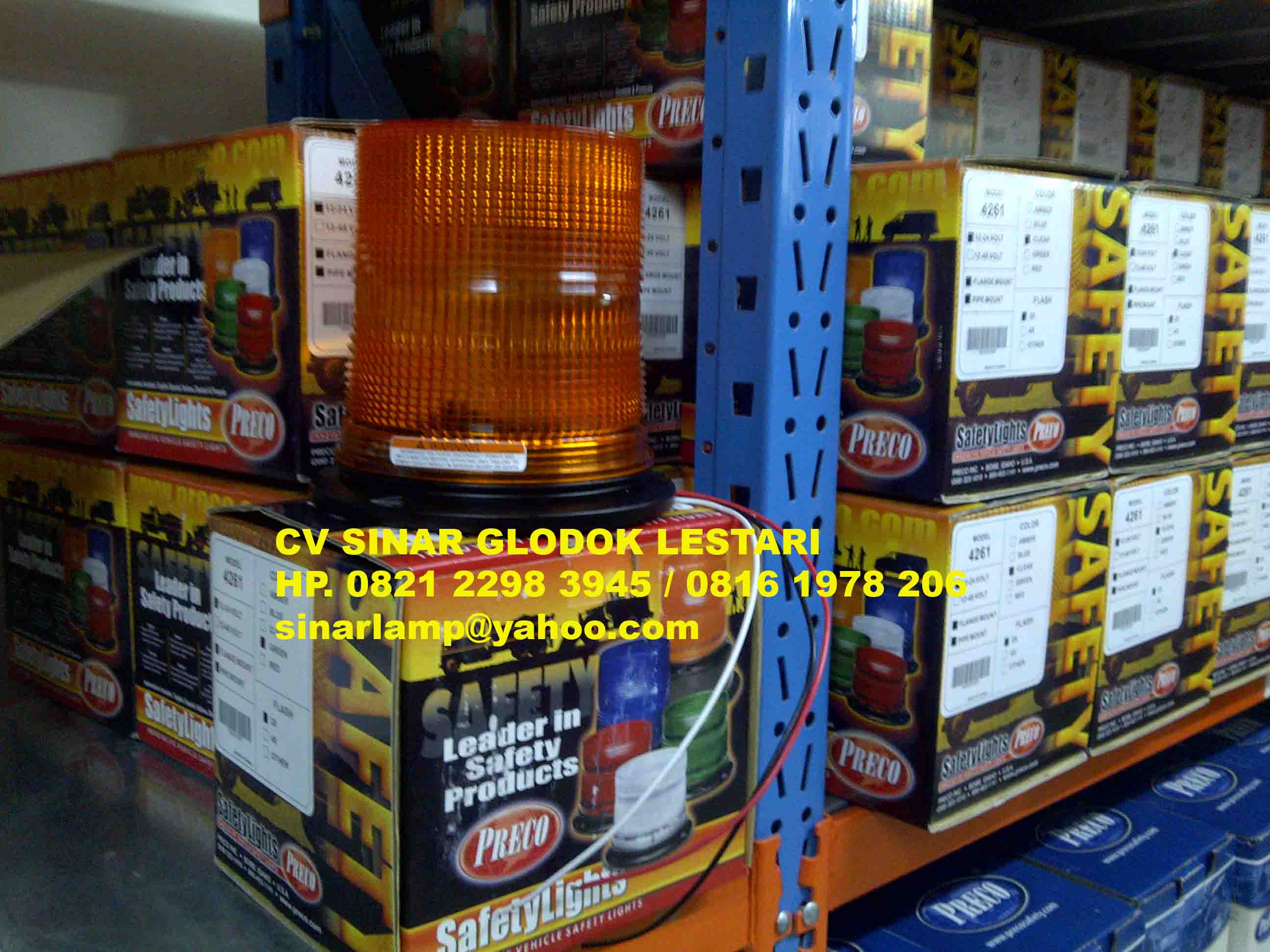 Lampu strobe warning light 4263a Preco
