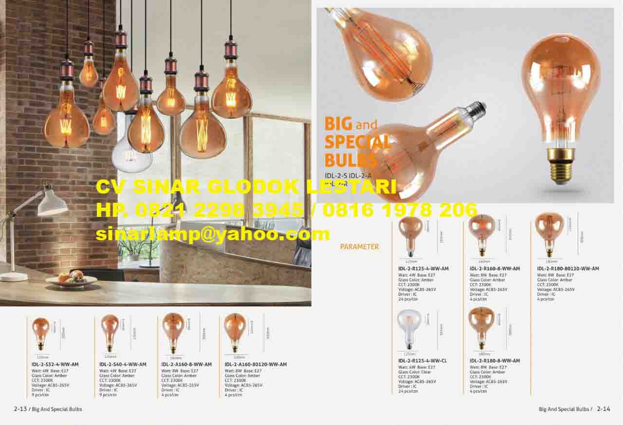 Lampu LED Interior Filament 4 watt dan 8 watt