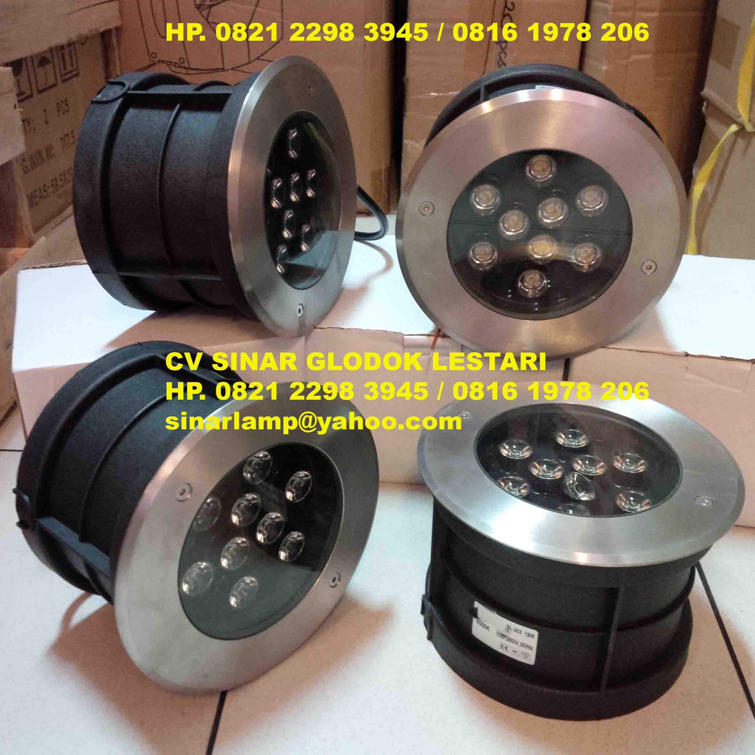 Lampu Lantai Underground : Lampu Lantai 18W LED Under Ground