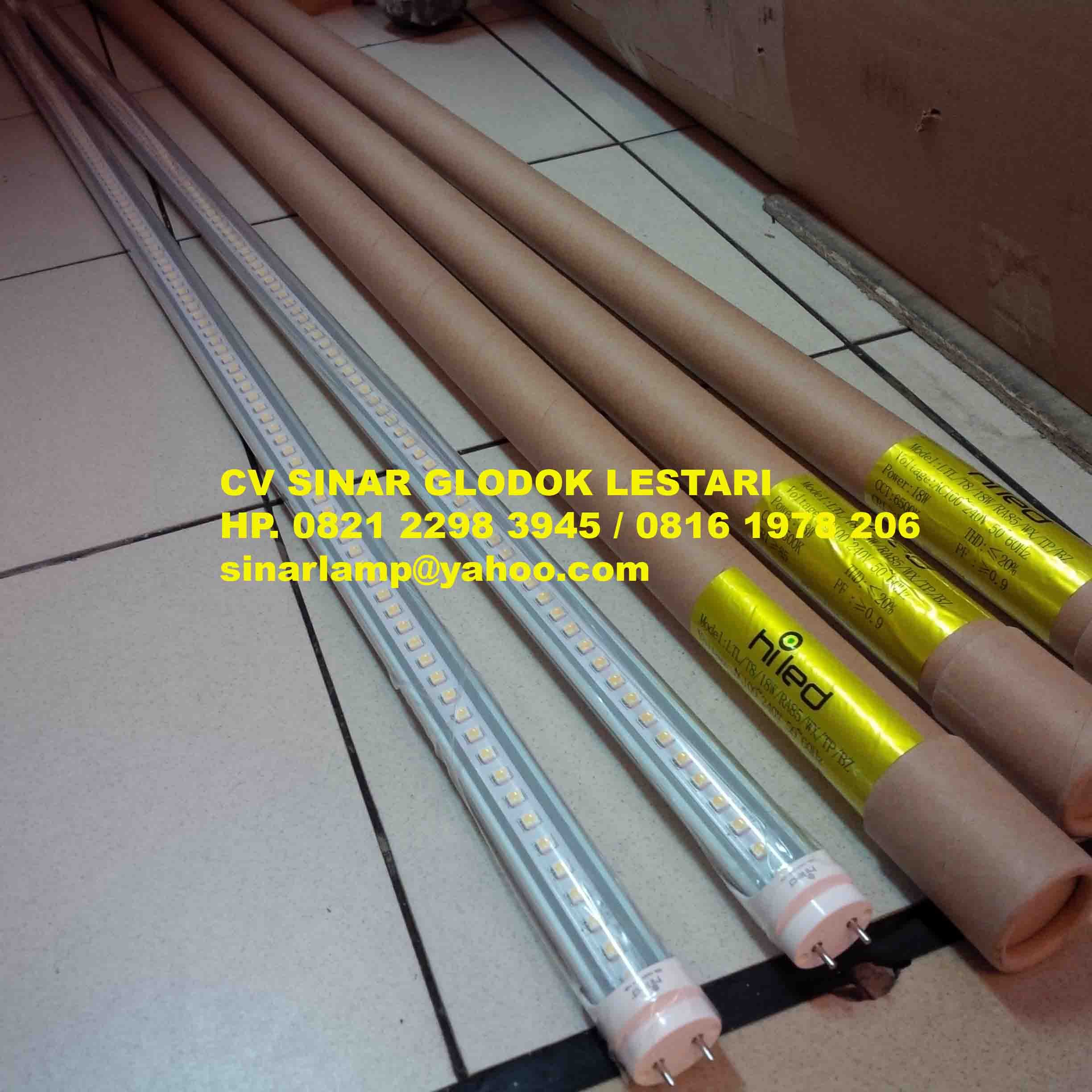 Aneka Lampu LED : Lampu TL LED Transparan 18W HiLed