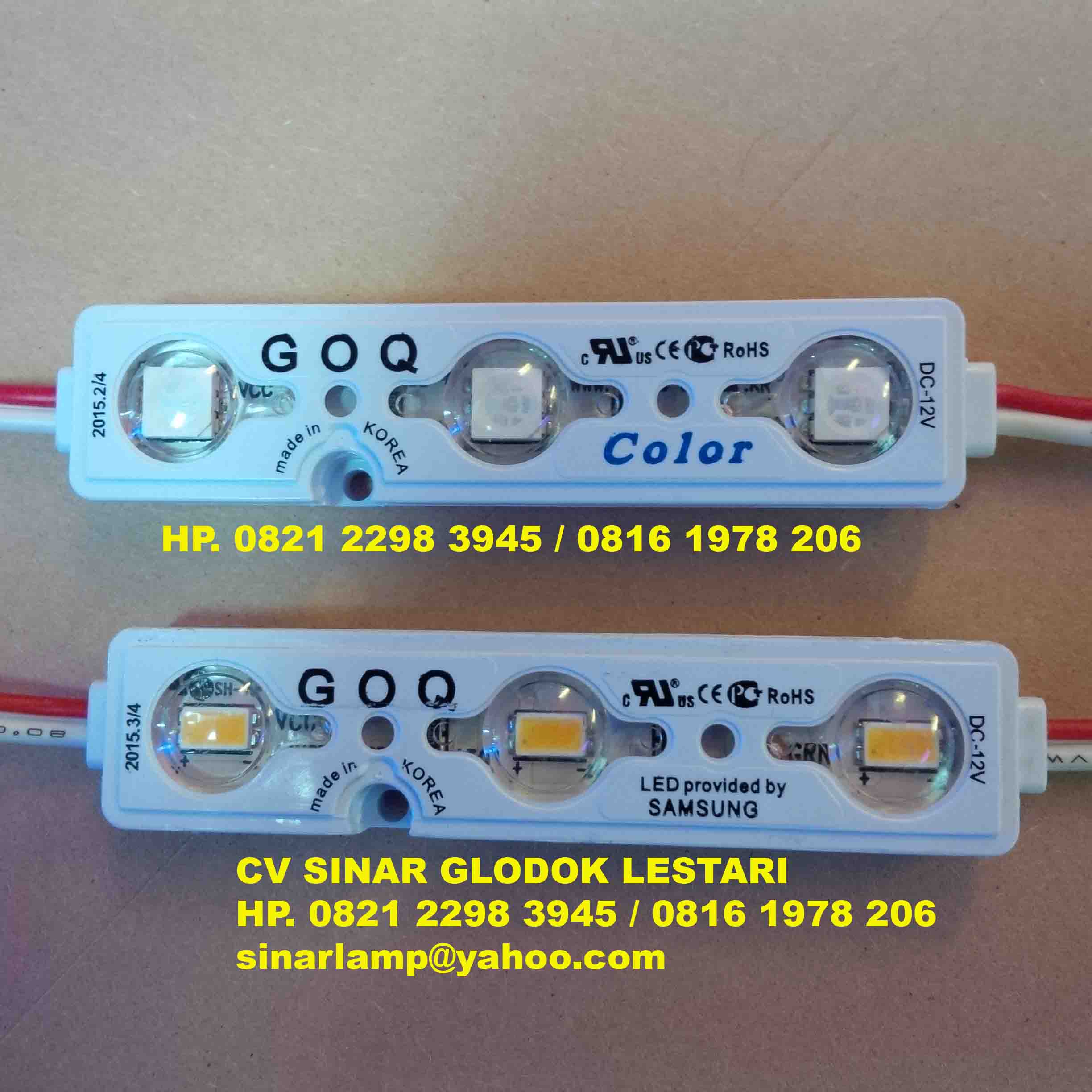 Aneka Lampu Advertising dan Back Light : LED Module Samsung GOQ Kuning ...