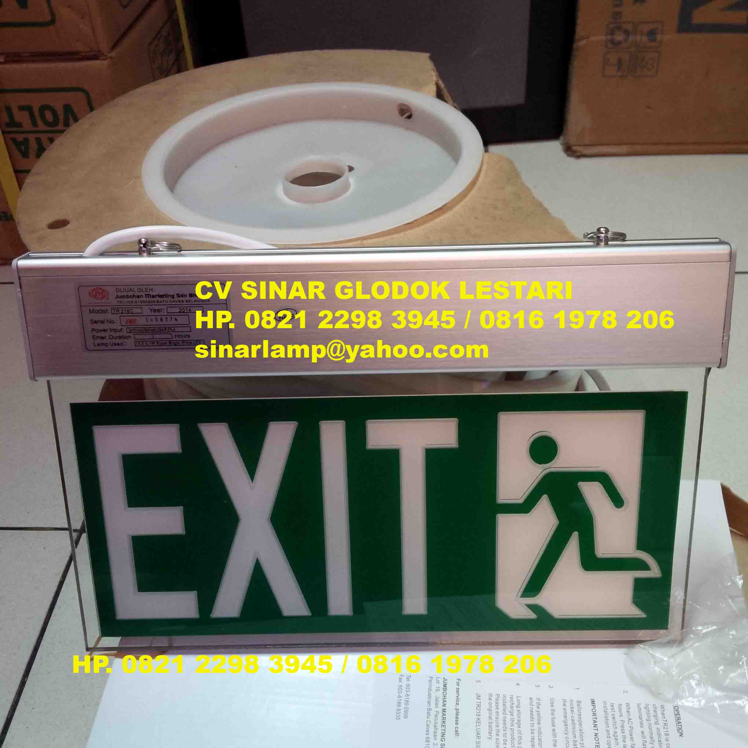 Lampu Emergency EXIT