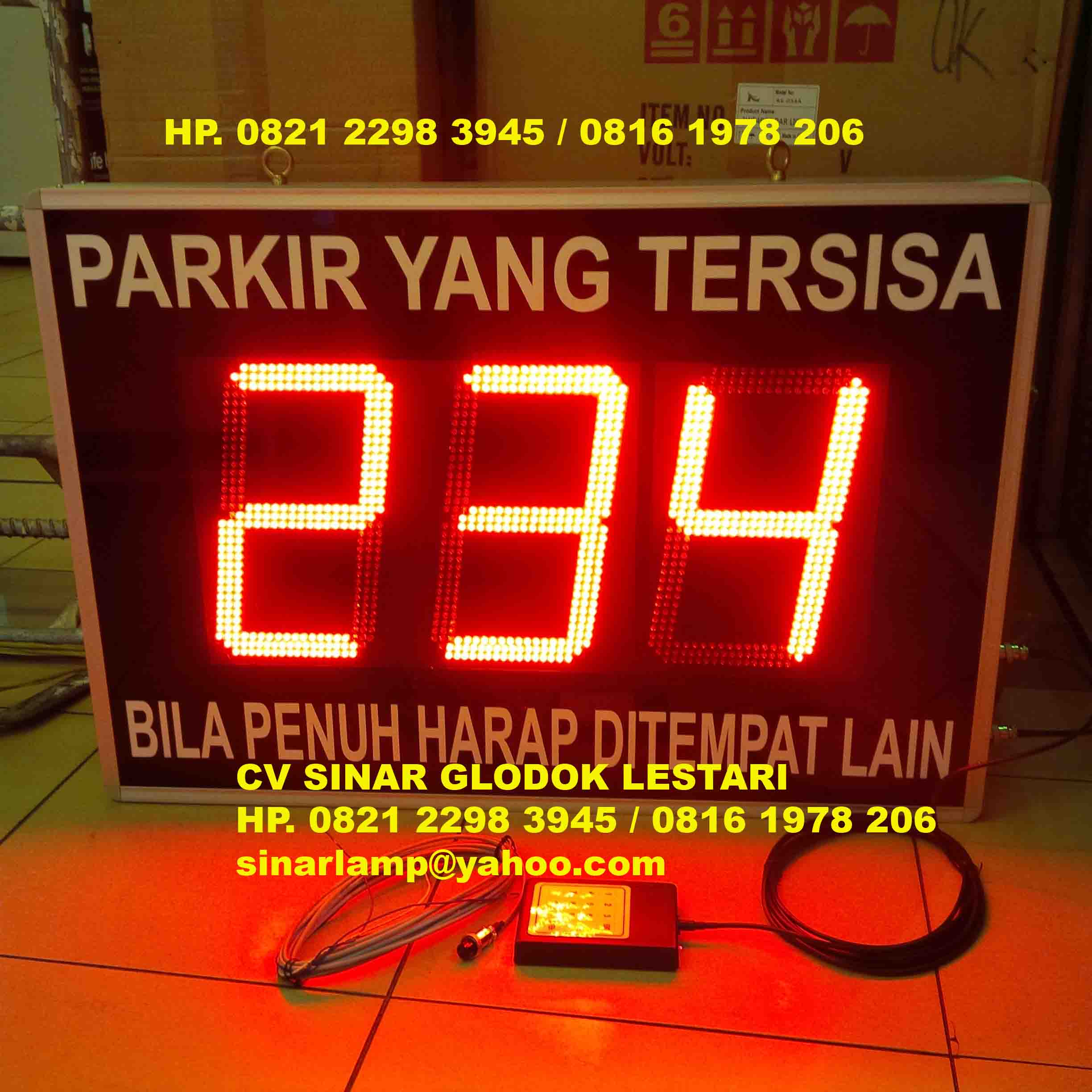 Lampu LED Display Parkir