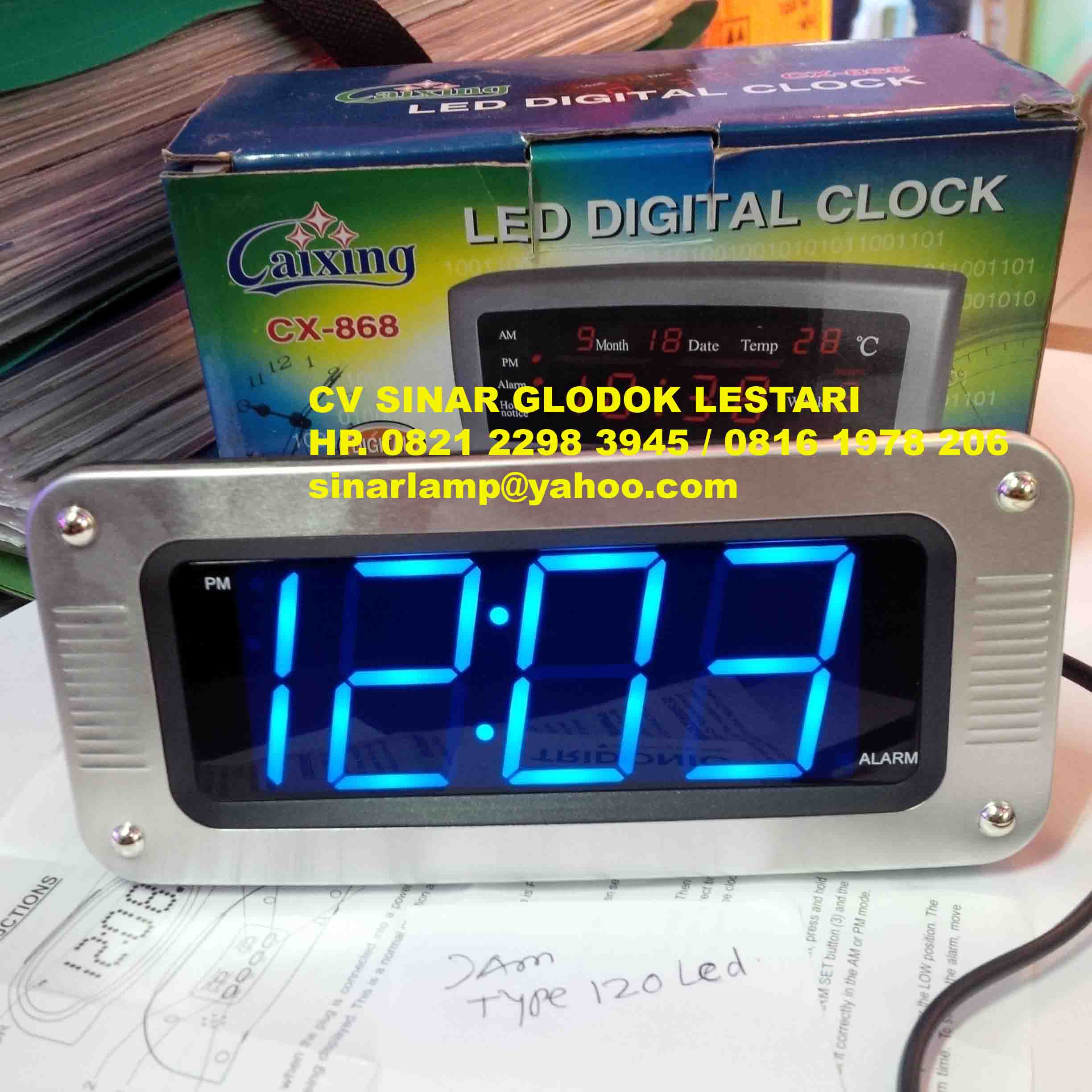 Jam Digital Biru 120