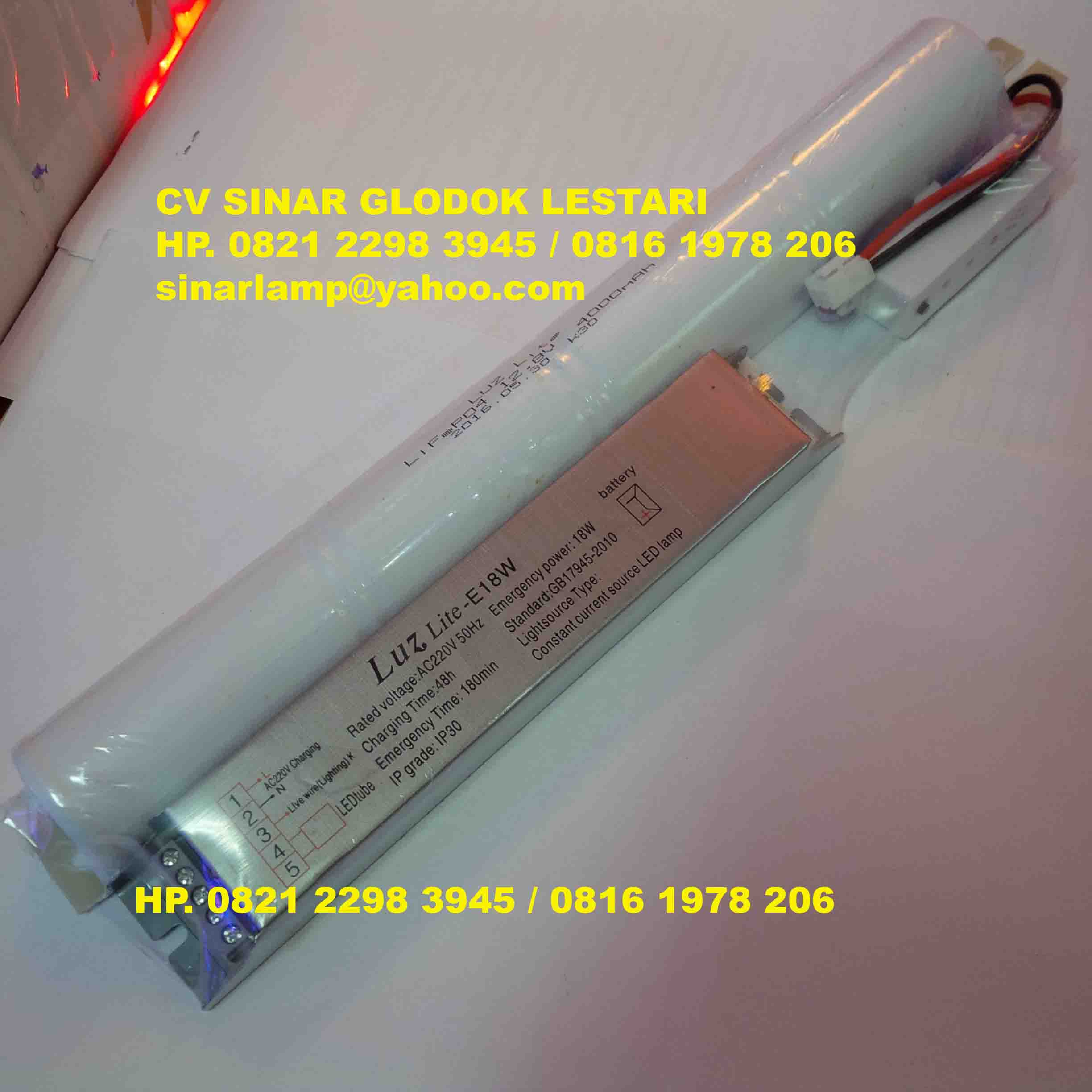 Emergency Lamp Kit for Led 18W Luz Lite