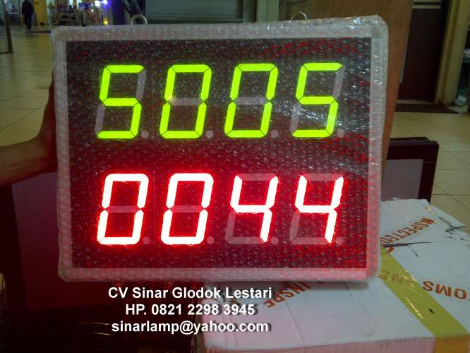 Lampu Digital Display Papan Produksi
