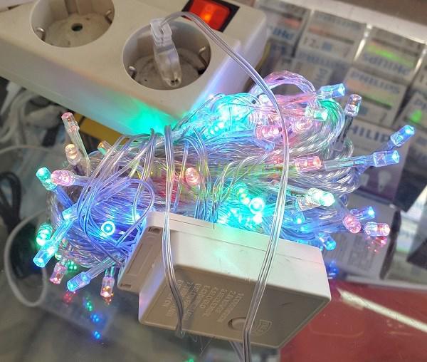Lampu Natal Lurus 10m