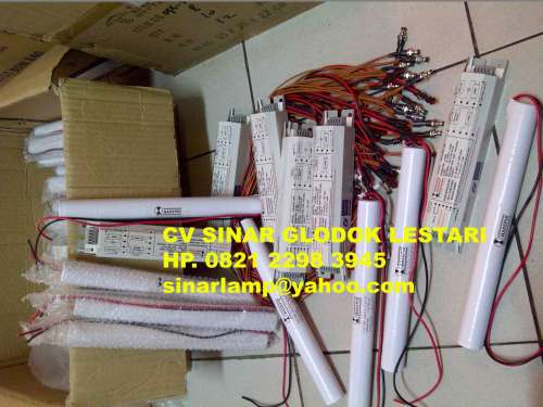 Lampu Emergency EXIT : Powerpack Kit Emergency Lampu TL 18W atau 36W Maxpid