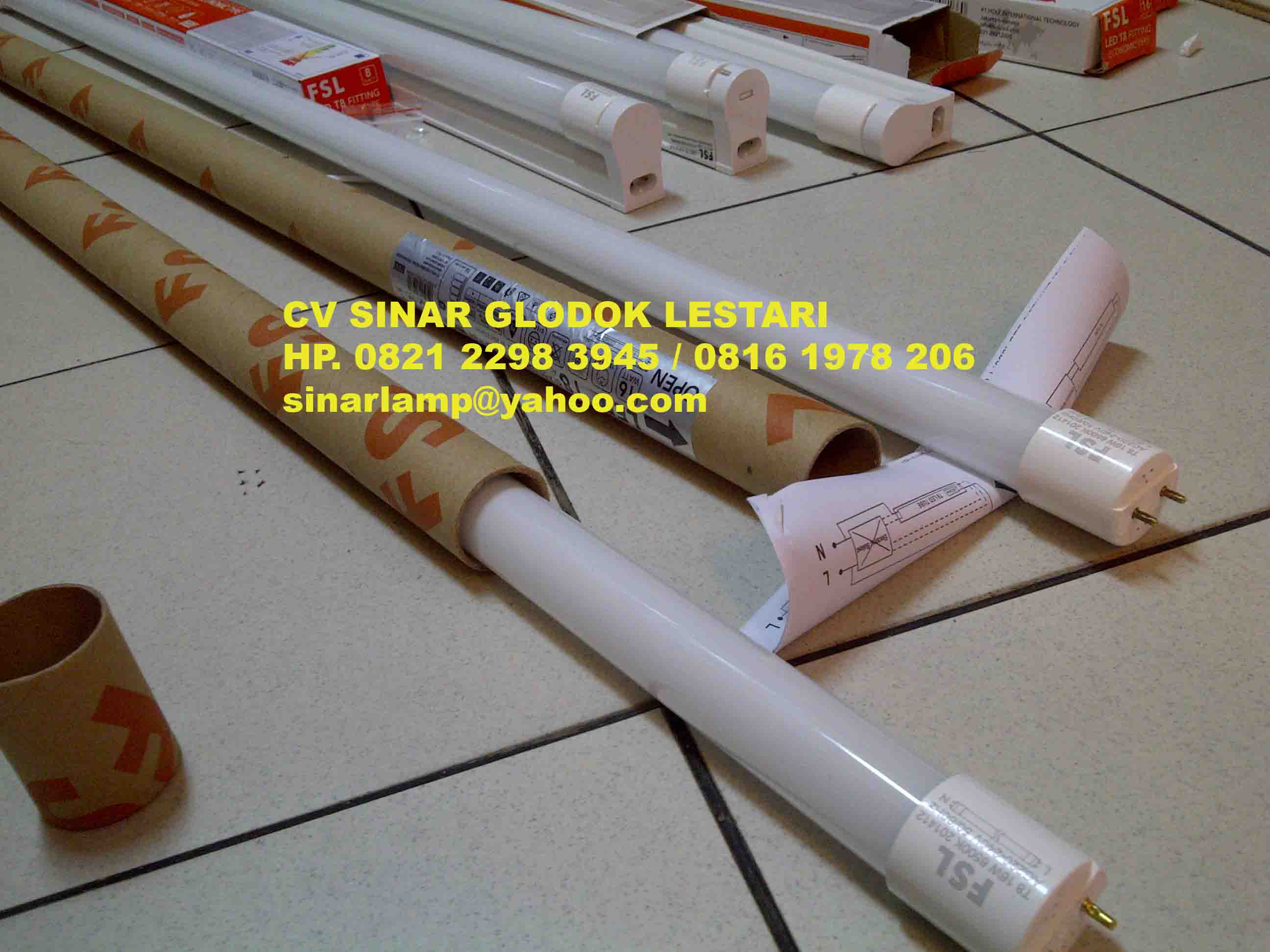 Aneka Lampu LED : T8 LED Tube 16W TL LED Merk FSL